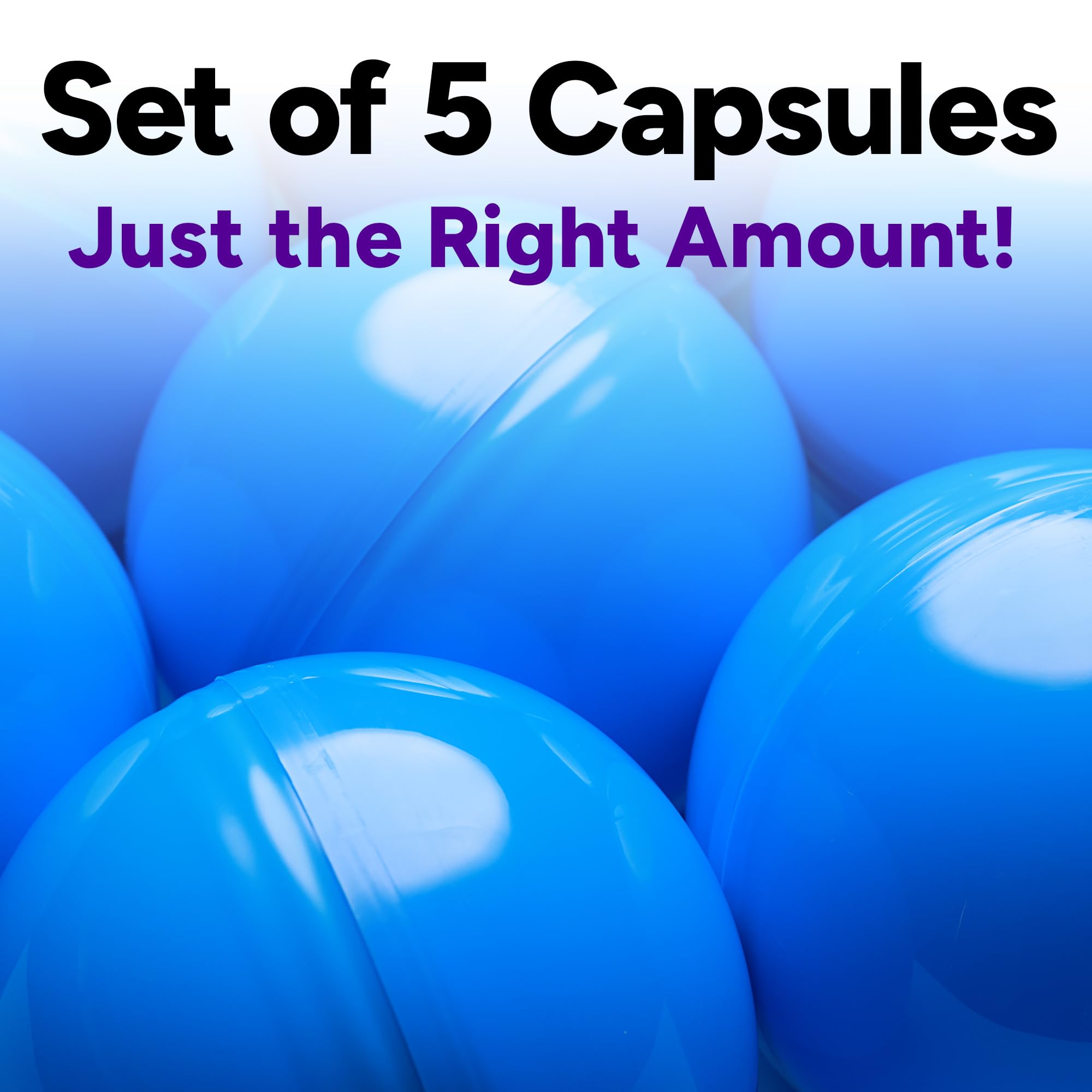 Snapklik.com : Big Claw Machine Capsules Blue Plastic Sphere Large ...
