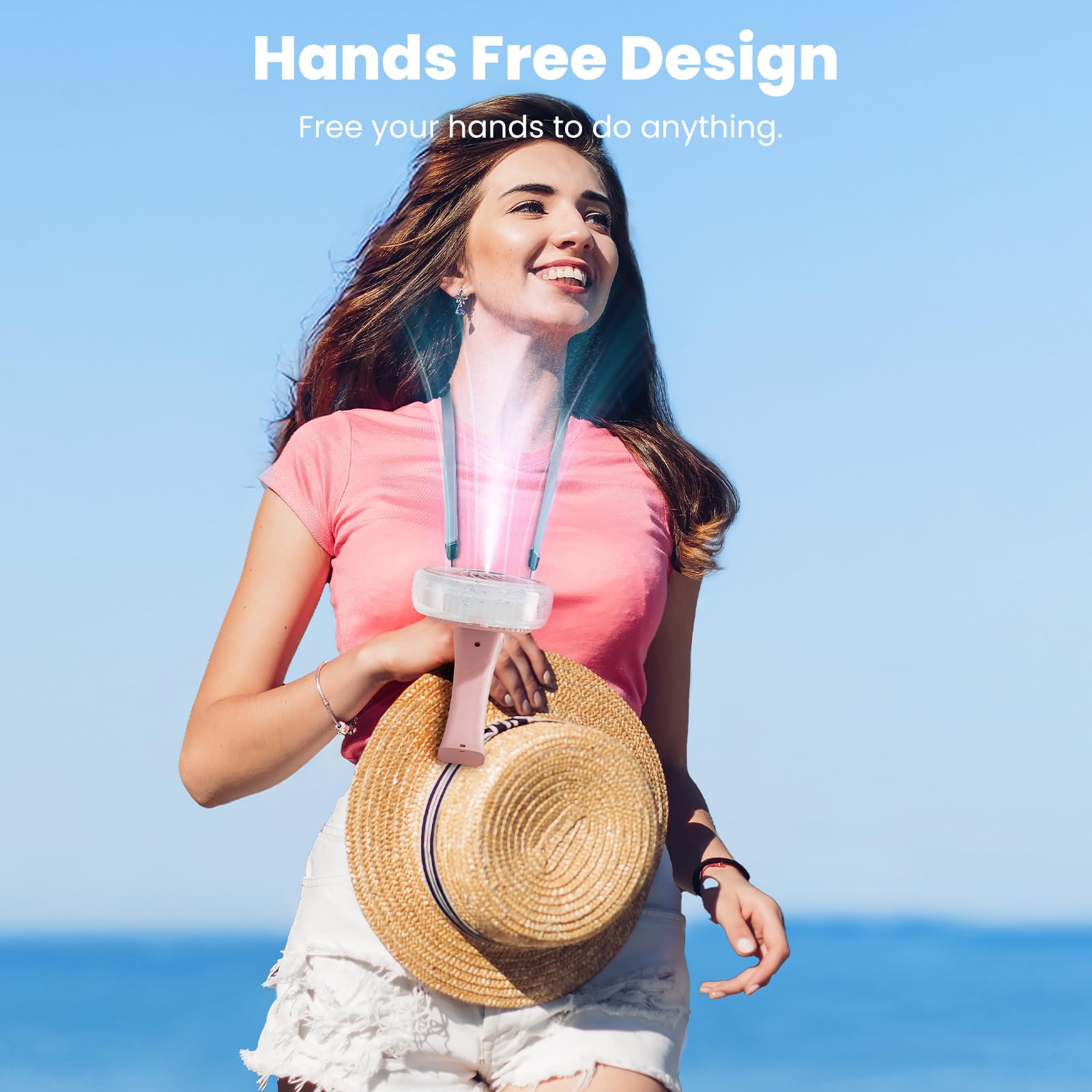 Snapklik.com : HandFan Upgraded Portable Handheld Misting Fan ...