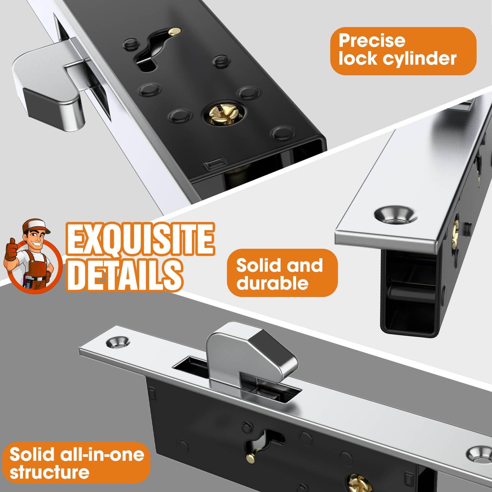 Snapklik.com : Pisman Hidden Door Lock For Sliding Glass & Patio Doors ...