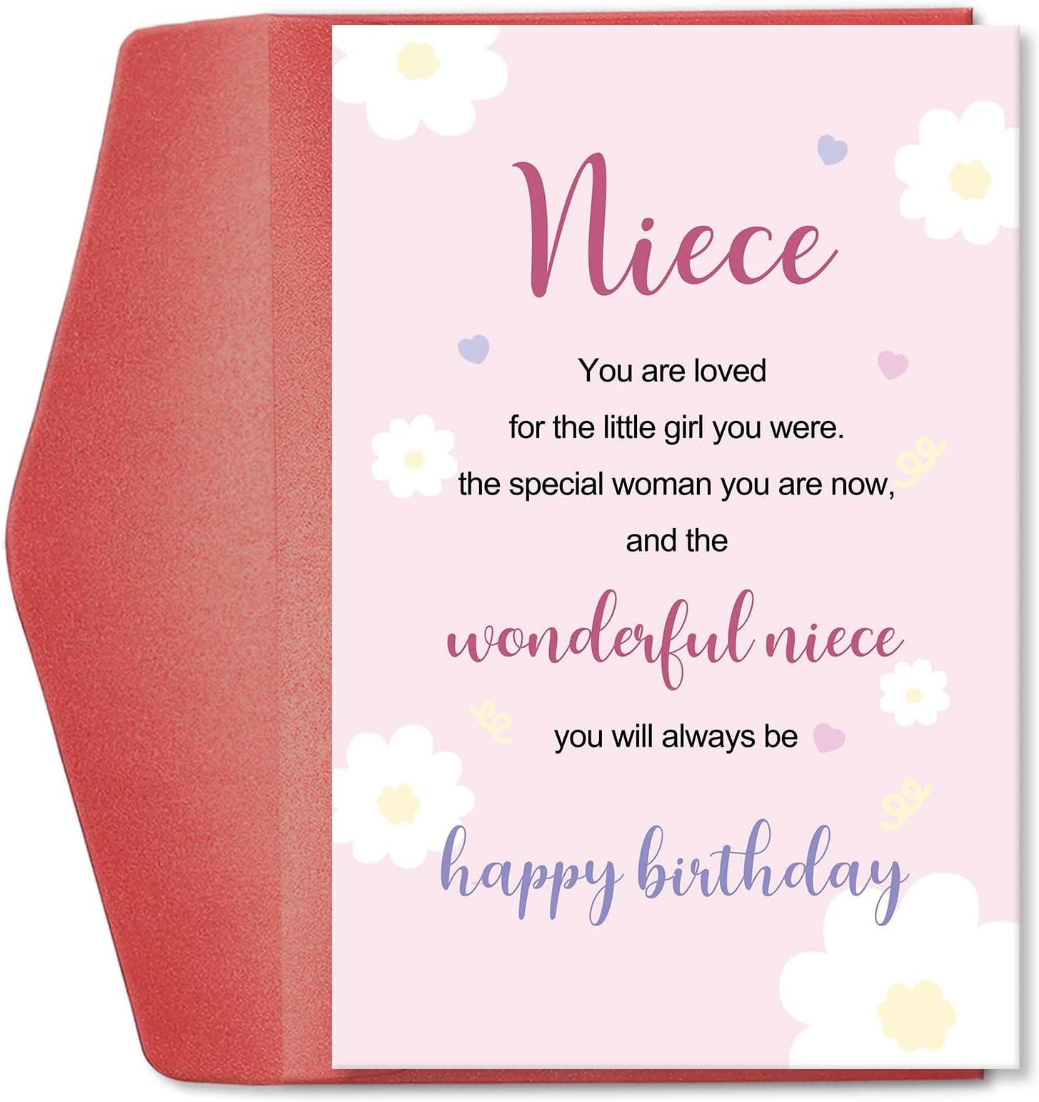 Amazon.com: hvdler Poem Niece Birthday Card from Aunt Uncle, Happy ...