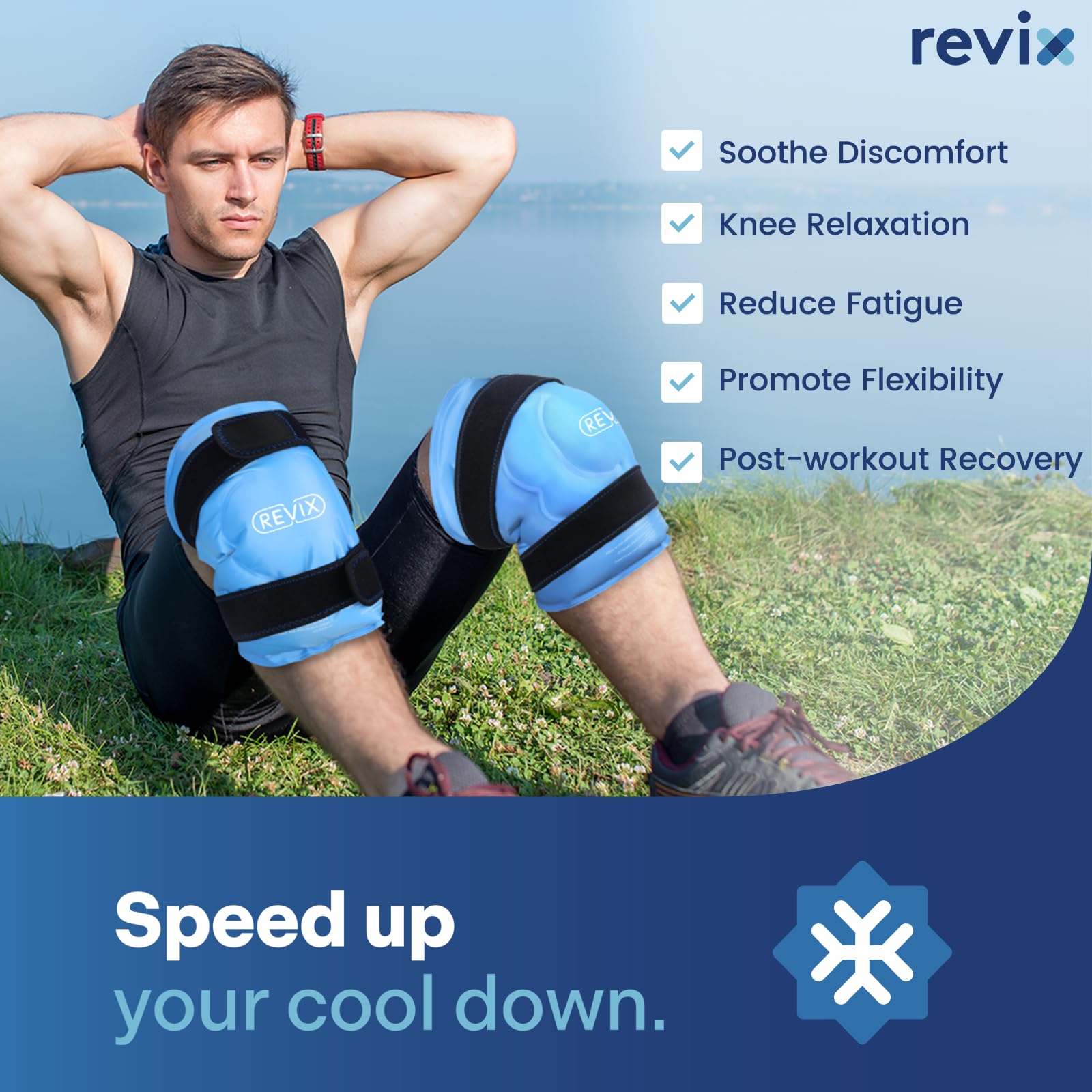 Snapklik.com : REVIX 20" Extra Large Ice Pack For Knee, Back, Shoulder ...