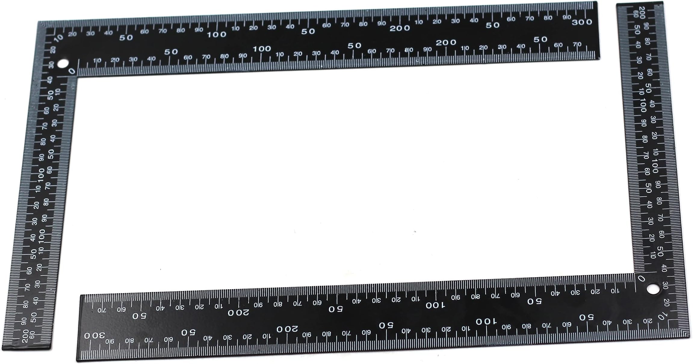 Winkel Lineal Siumir Edelstahl L Form Lineal 150 x 300 mm 90 Grad ...