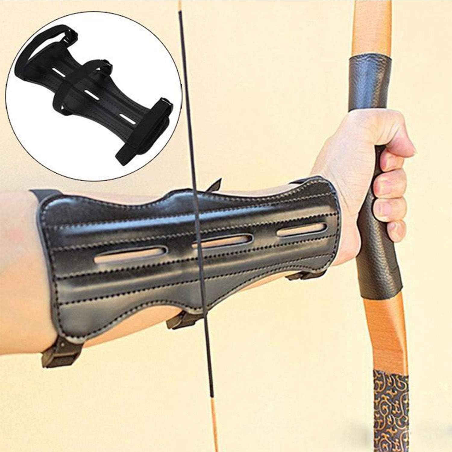Buy prowithlin Archery Arm Guard, Archery Bracer/Archery Cowhide ...