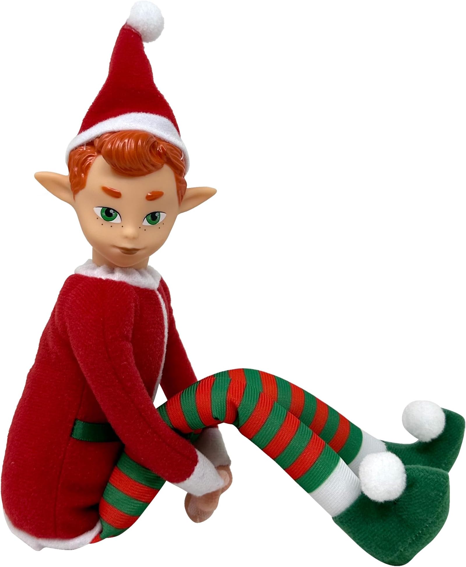 Amazon.com: Christmas Elf Behaving Badly Plush Toy | Novelty Long Bendy Naughty Boy Christmas ...