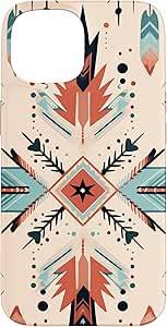 Amazon.com: iPhone 15 Aesthetic Boho Aztec Western Retro Pattern Design Case : Cell Phones ...