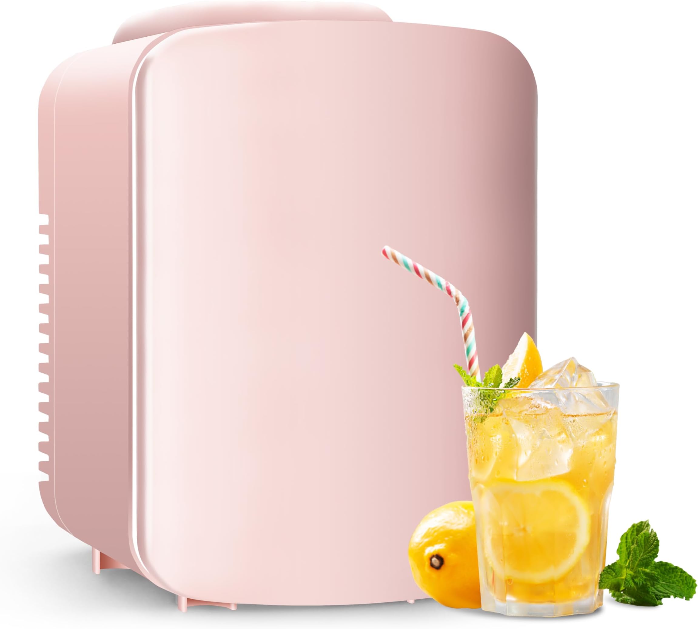 Amazon.com: HealSmart Portable Mini Fridge, 4 Liter 6 Can Cooler and ...