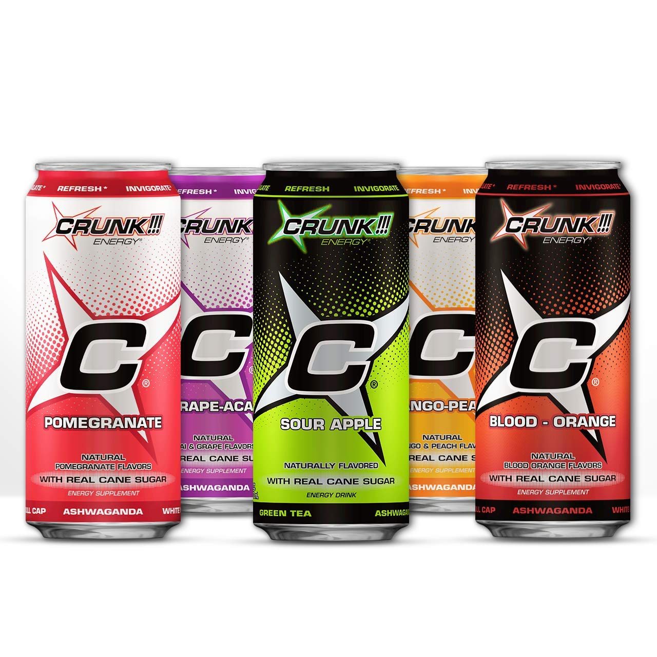 Amazon.com : CRUNK!!! Energy Variety 16oz 12 pack : Grocery & Gourmet Food