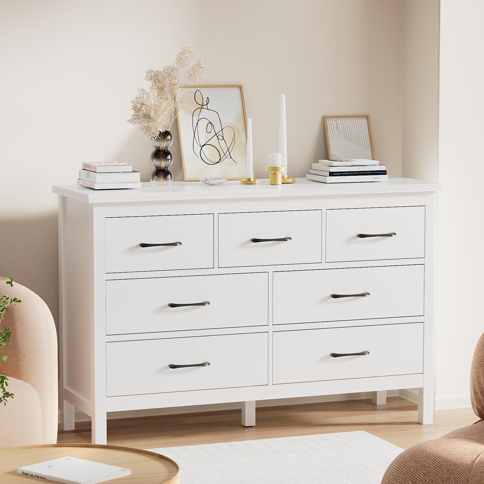 Amazon.com: Jojoka Dresser for Bedroom with 3 Drawer, Modern Dressers ...