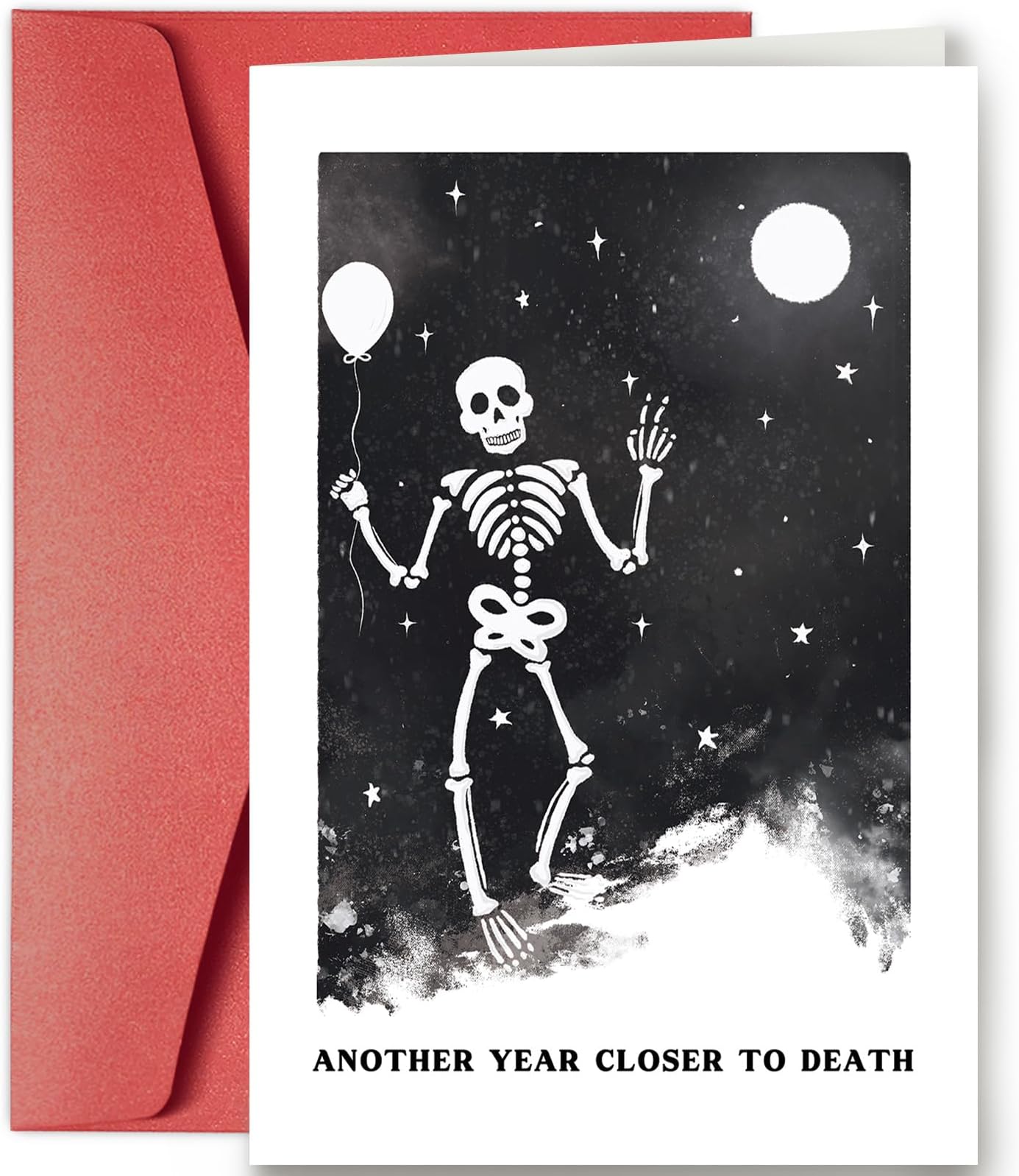 Amazon.com : SuperShunhu Quirky Halloween Birthday Card for Him Her ...