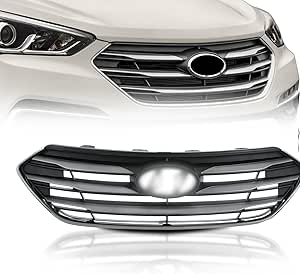 Amazon.com: KARPAL Front Upper Radiator Grille W/O Camera Compatible ...