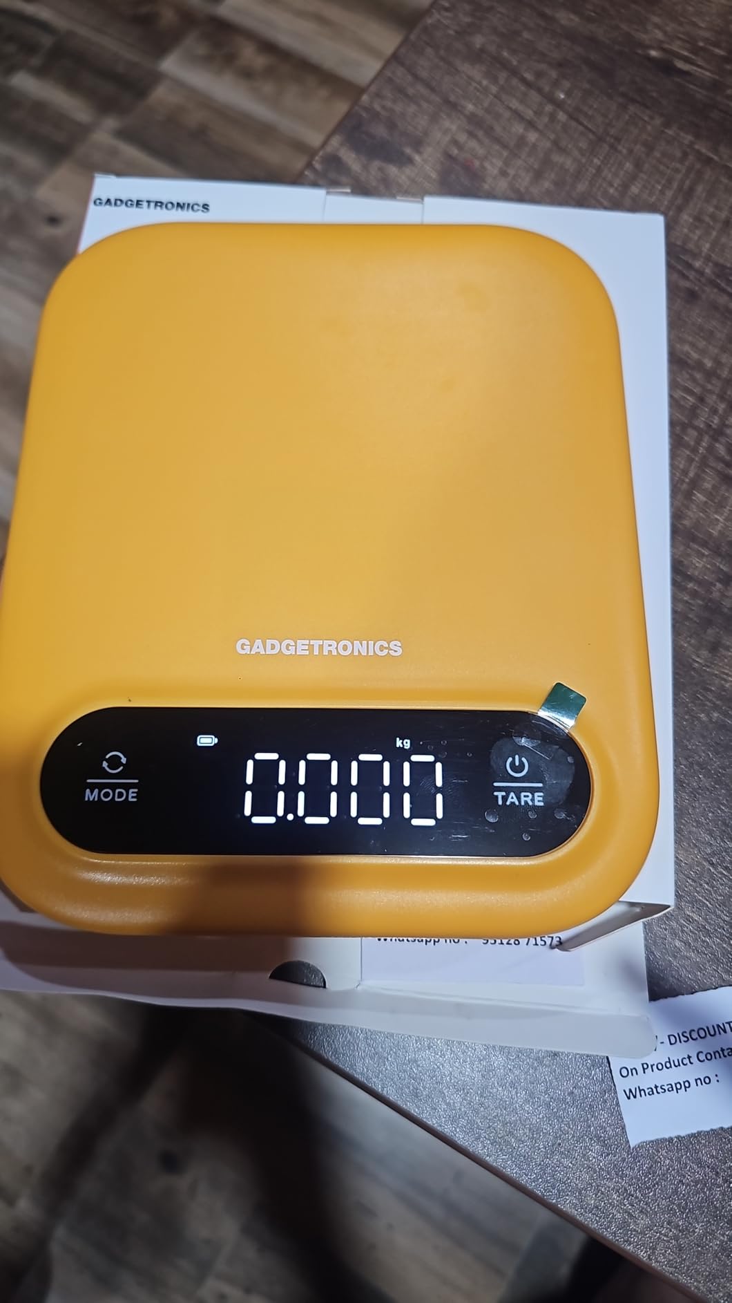 GADGETRONICS Weight Machine for Kitchen, Weighing Scale for Health, Fitness, Home Baking ...