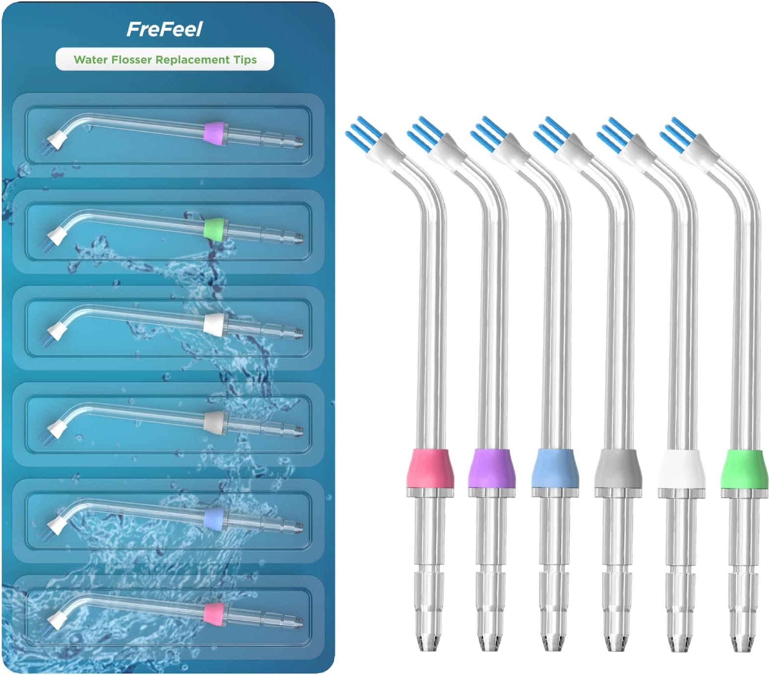 Amazon.com: Replacement Tips for Waterpik Water Flosser (6 Classic Jet ...