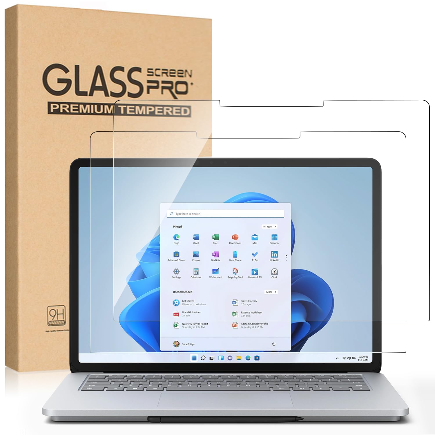 [2 Pack] T Tersely Tempered-Glass Screen Protector for Microsoft ...