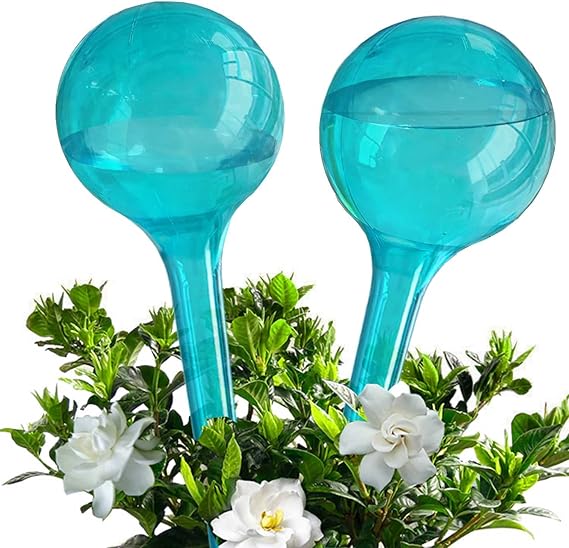 Amazon.com: 10pcs Plant Self Watering Globe Stakes, Aqua Plant Watering ...