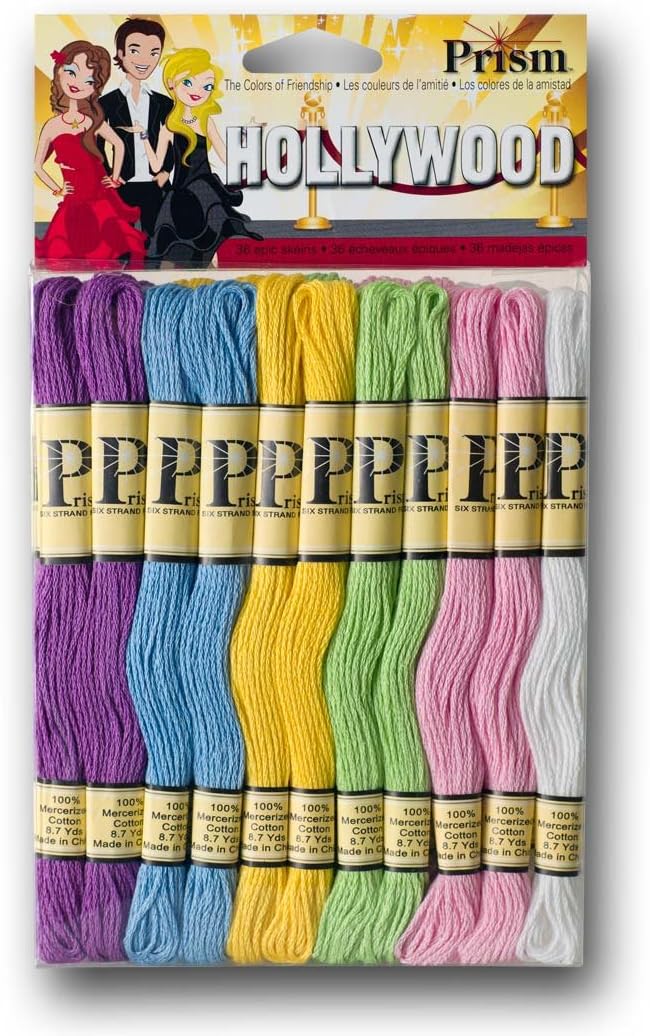 Amazon.com: DMC Prism-SPR Prism Cotton Six Strand Floss Craft Thread ...