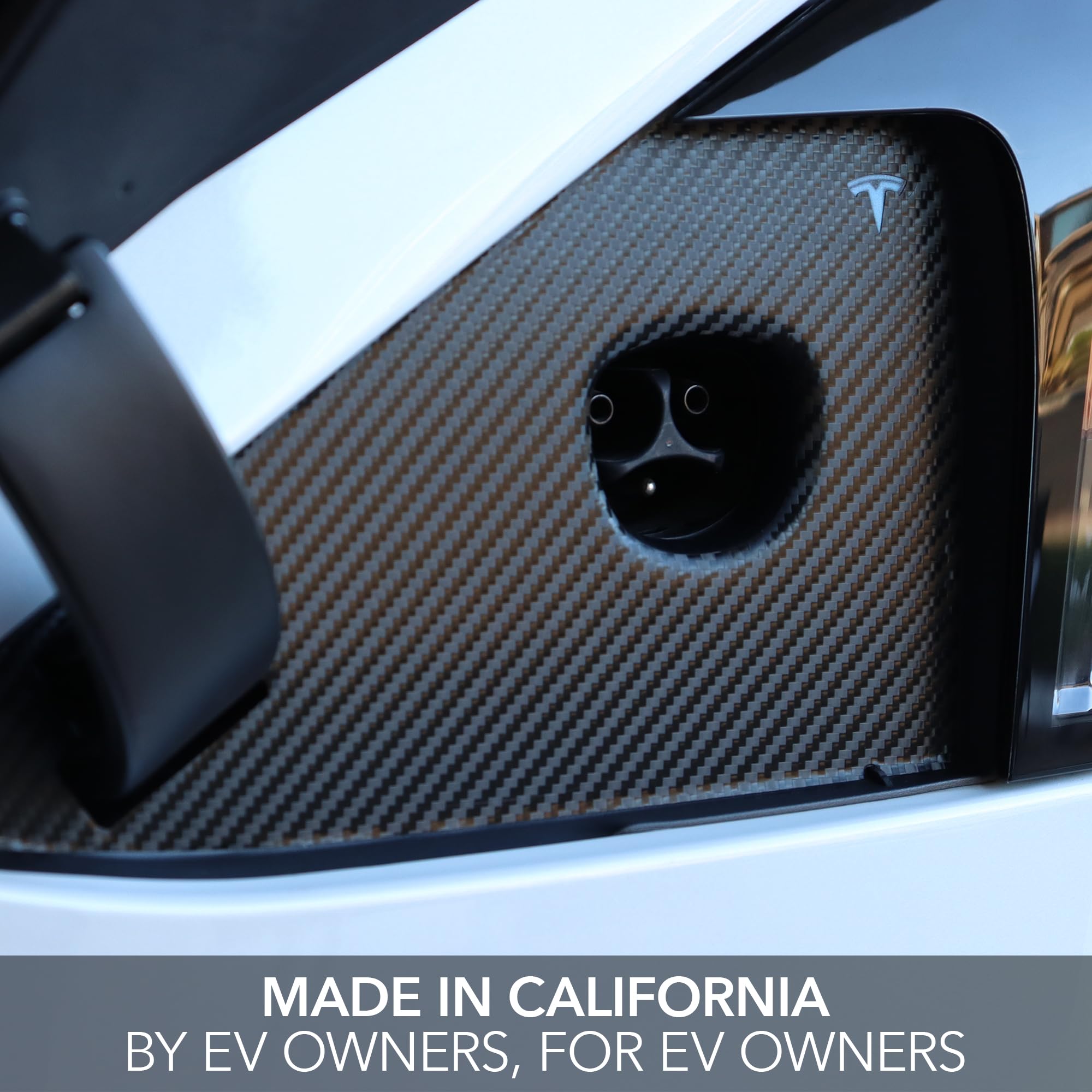 Snapklik.com : TWRAPS Charge Port Cover Vinyl Wrap For Tesla Model X ...