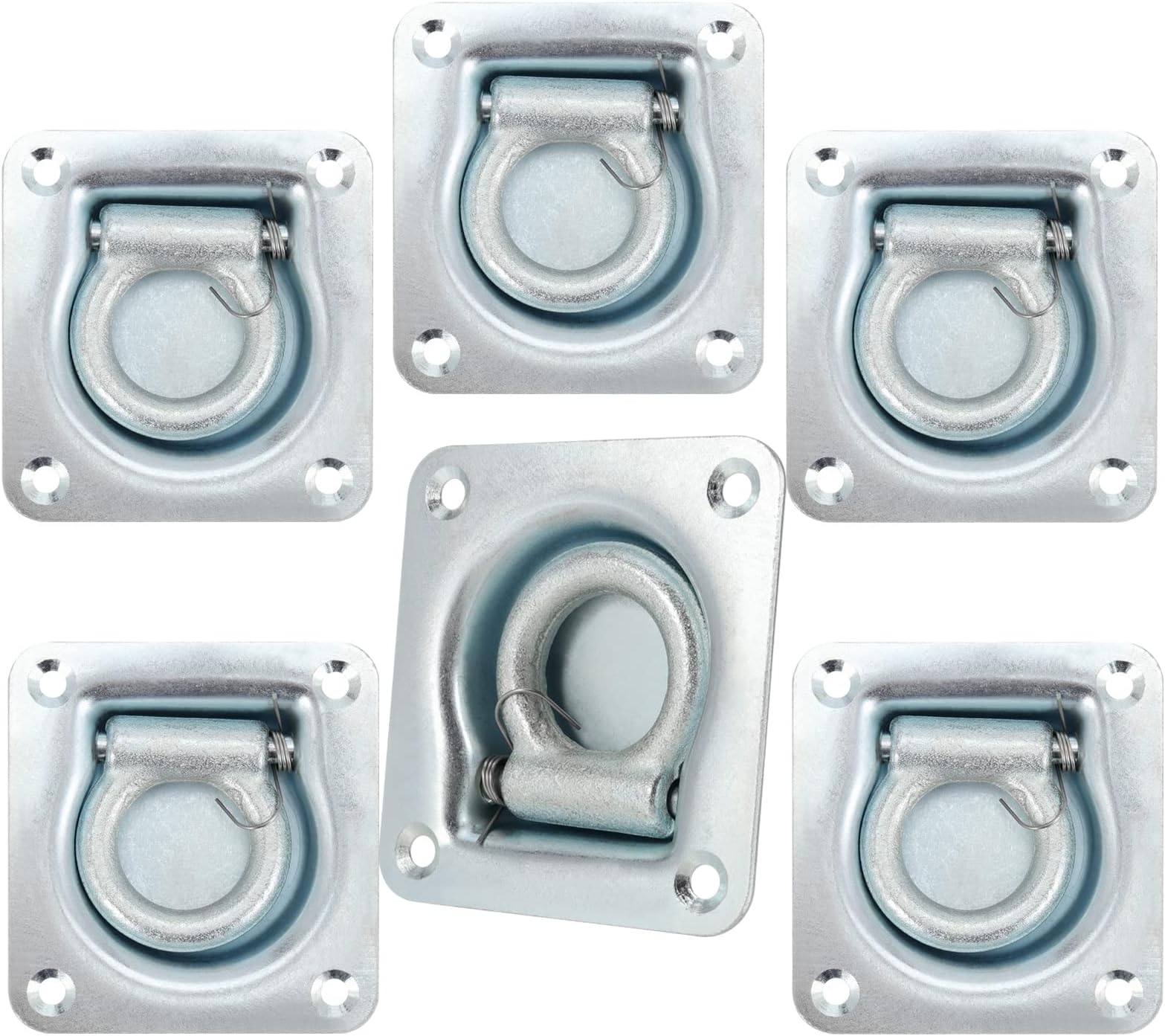 Amazon.com: Libra Recessed D-Rings for Trailer RV Flush Mount Tiedown ...