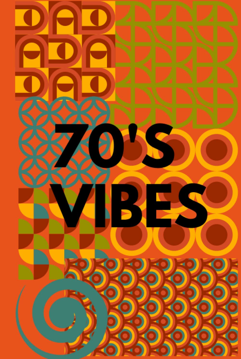 70's Inspired Daily Planner: Daily Planner with 70's style graphics ...