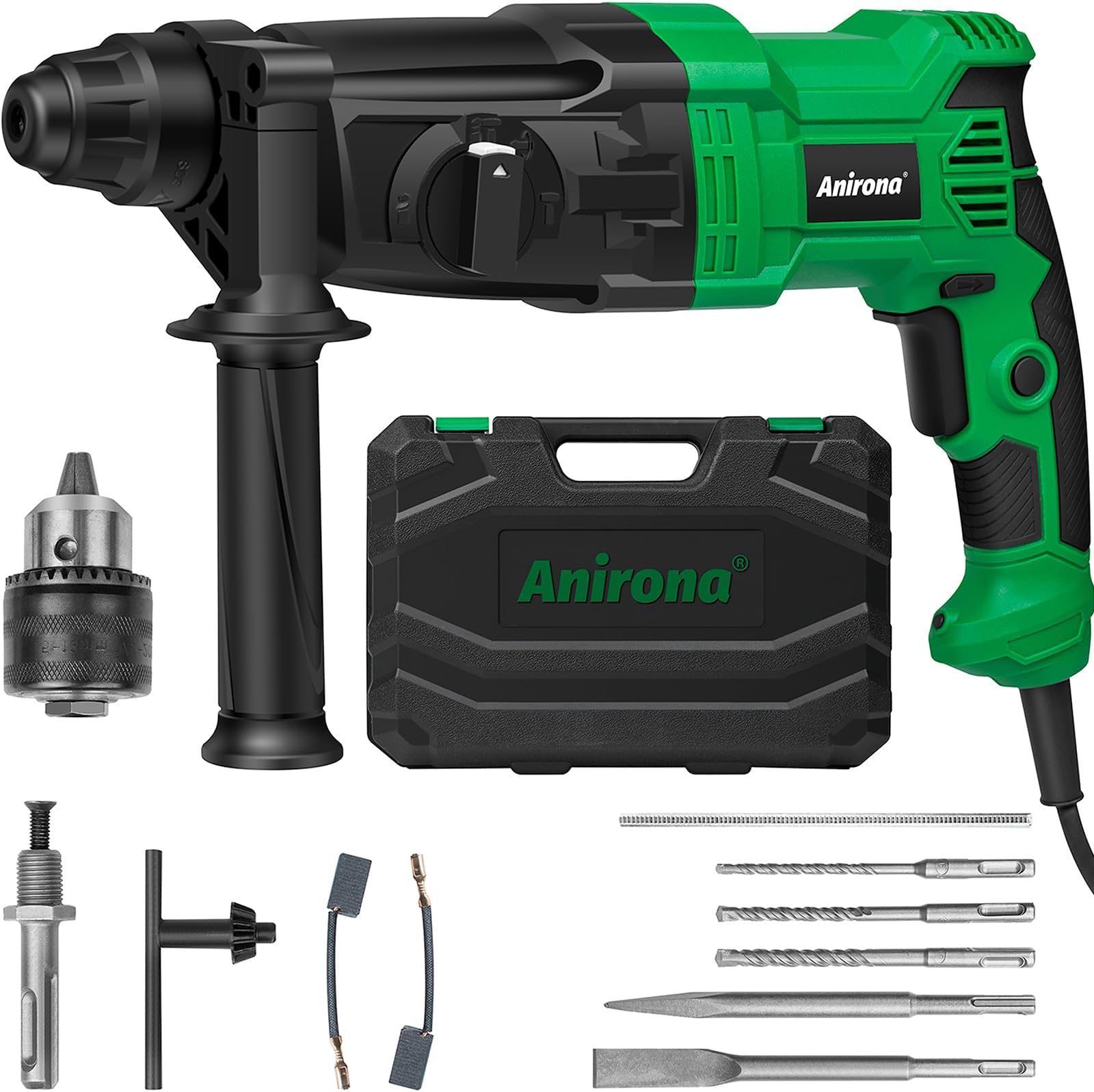 Anirona 850W Rotomartillo Perforador Cincelador, Sds-plus Rotomartillo ...