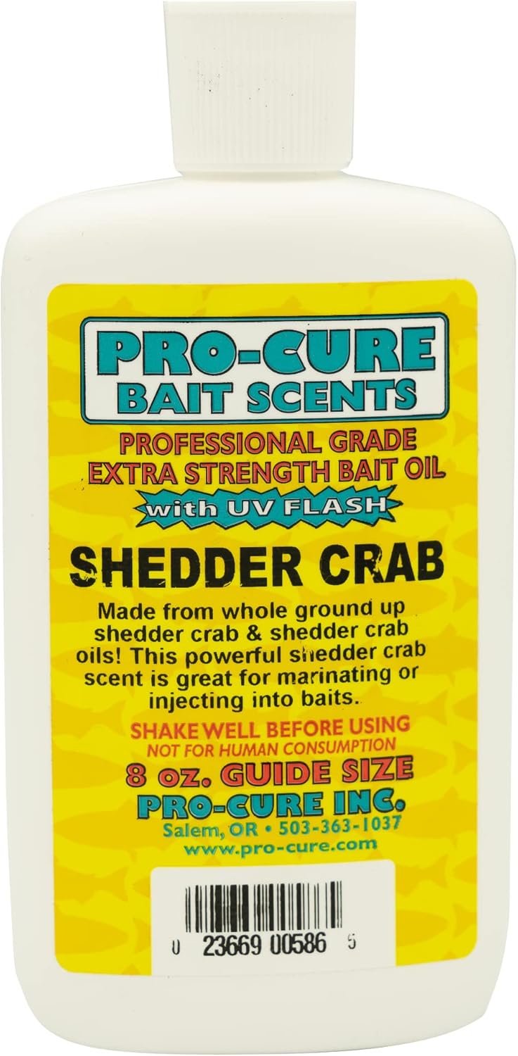 Pro-Cure Shedder Crab Bait Oil, 8 Ounce : Amazon.com.mx: Deportes y ...