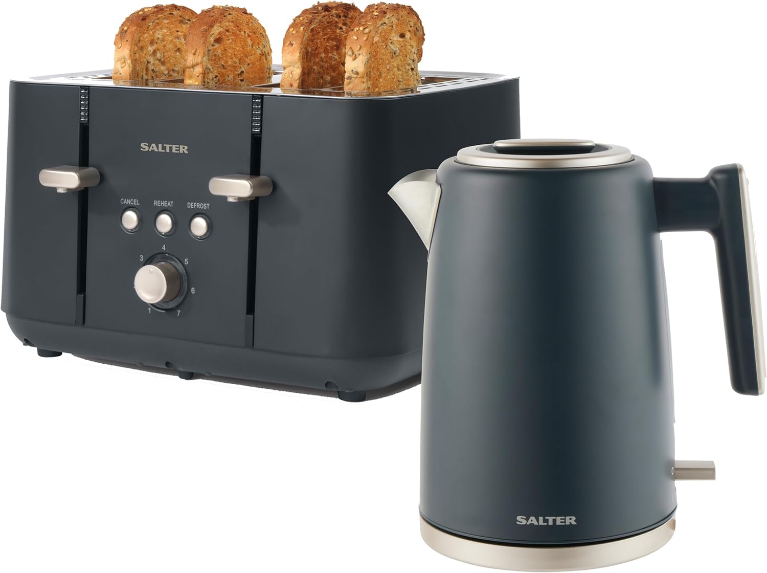 Salter COMBO-8823 Marino Kettle and Toaster Set – 1.7L Capacity Fast ...