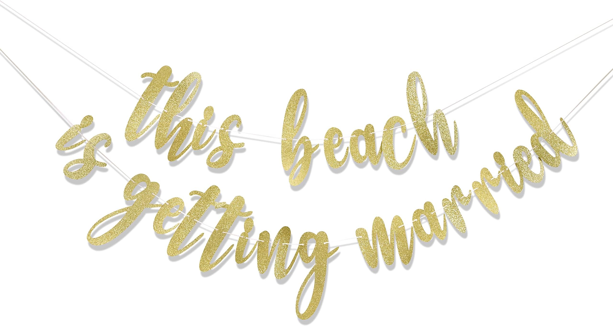 Amazon.com: Tropical Bride to Be Banner - Bridal Shower Decorations ...