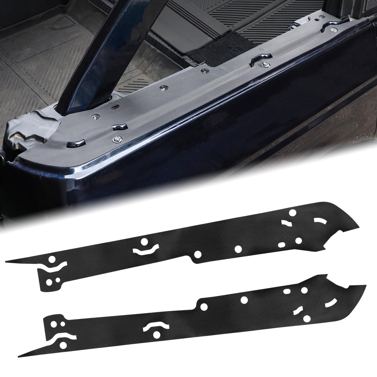 Amazon.com: MSIZOY Rear Body Tub Rail Protector Cover Trunk Cargo Shelf ...