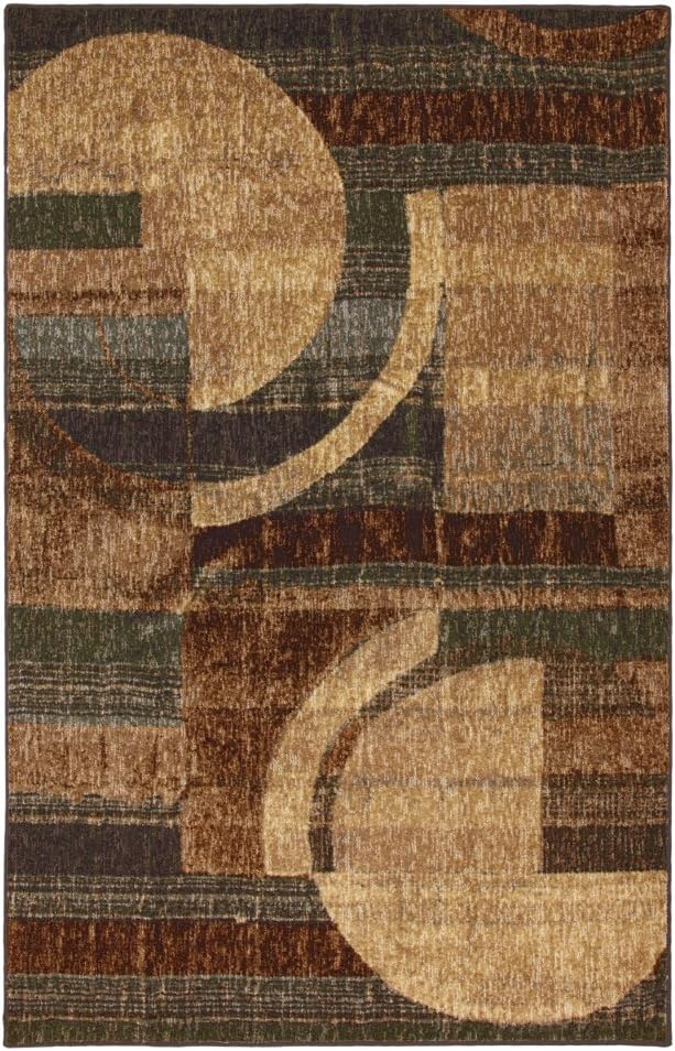 Amazon.com: Mohawk Home Smokey Trail Blue 8-Feet by 10-Feet Area Rug ...
