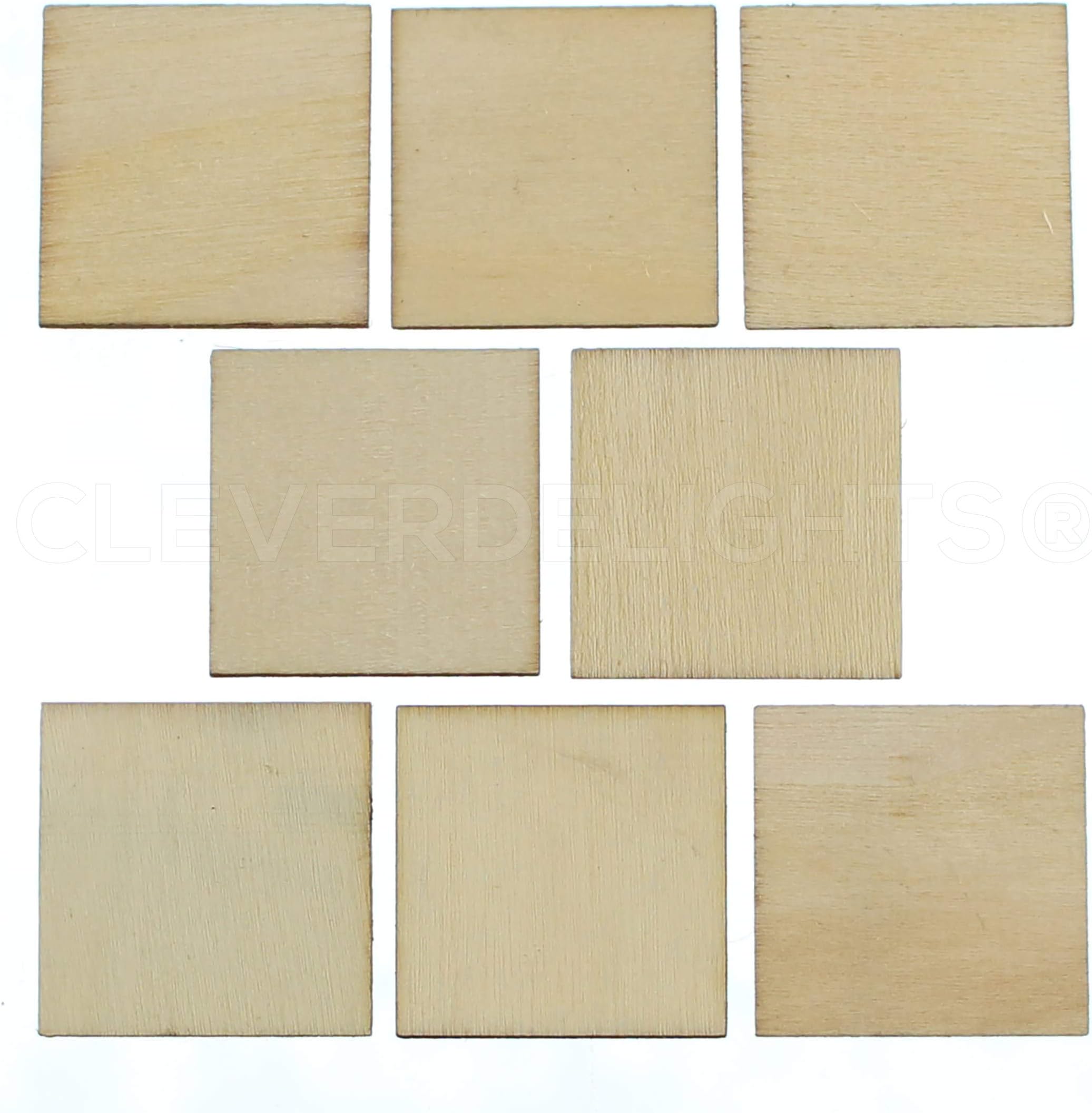 Amazon.com: Bright Creations Round Corner Wood Squares, Unfinished Wood ...