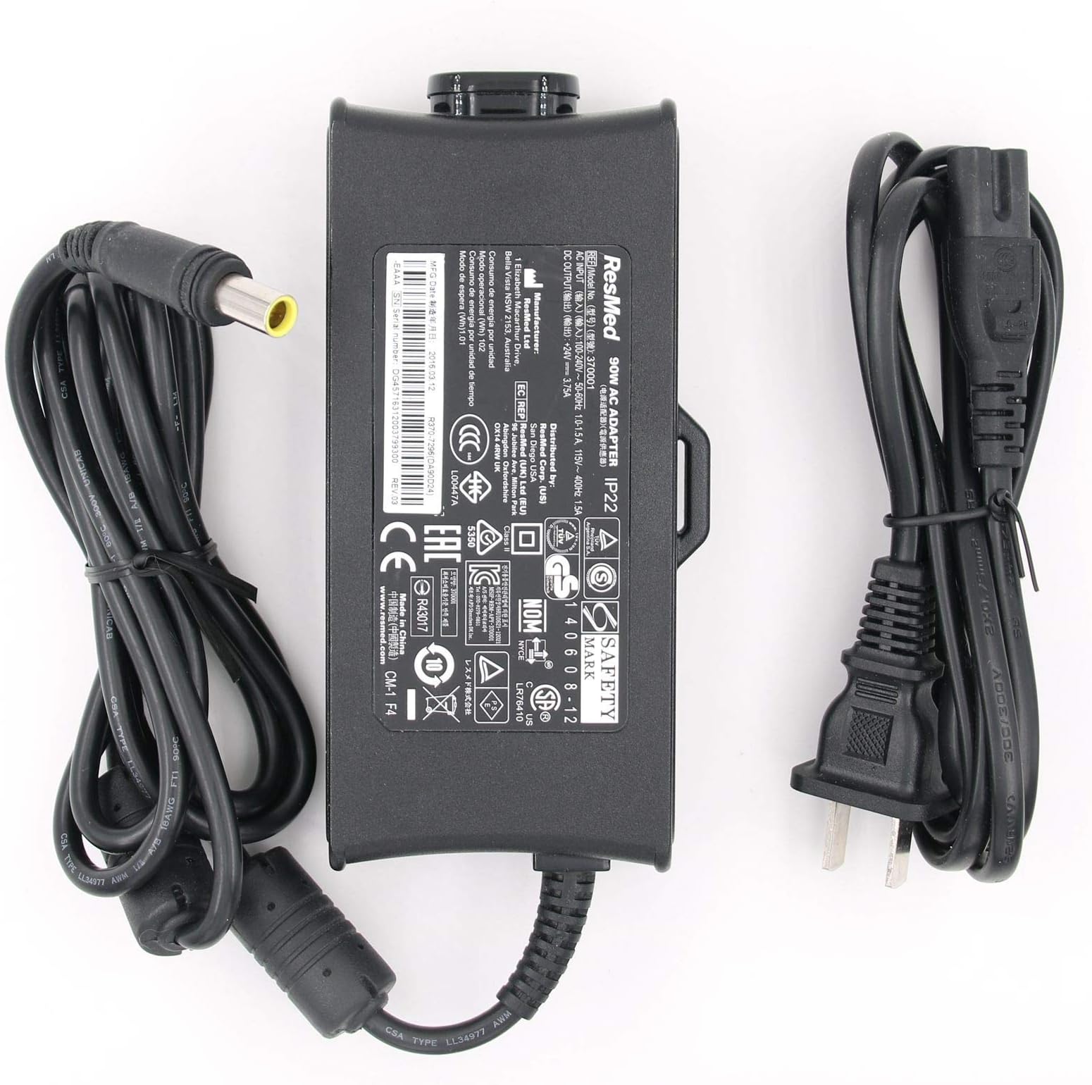 Amazon.com: Arkare ResMed AirSense 10 Power Cord Replacement Power ...
