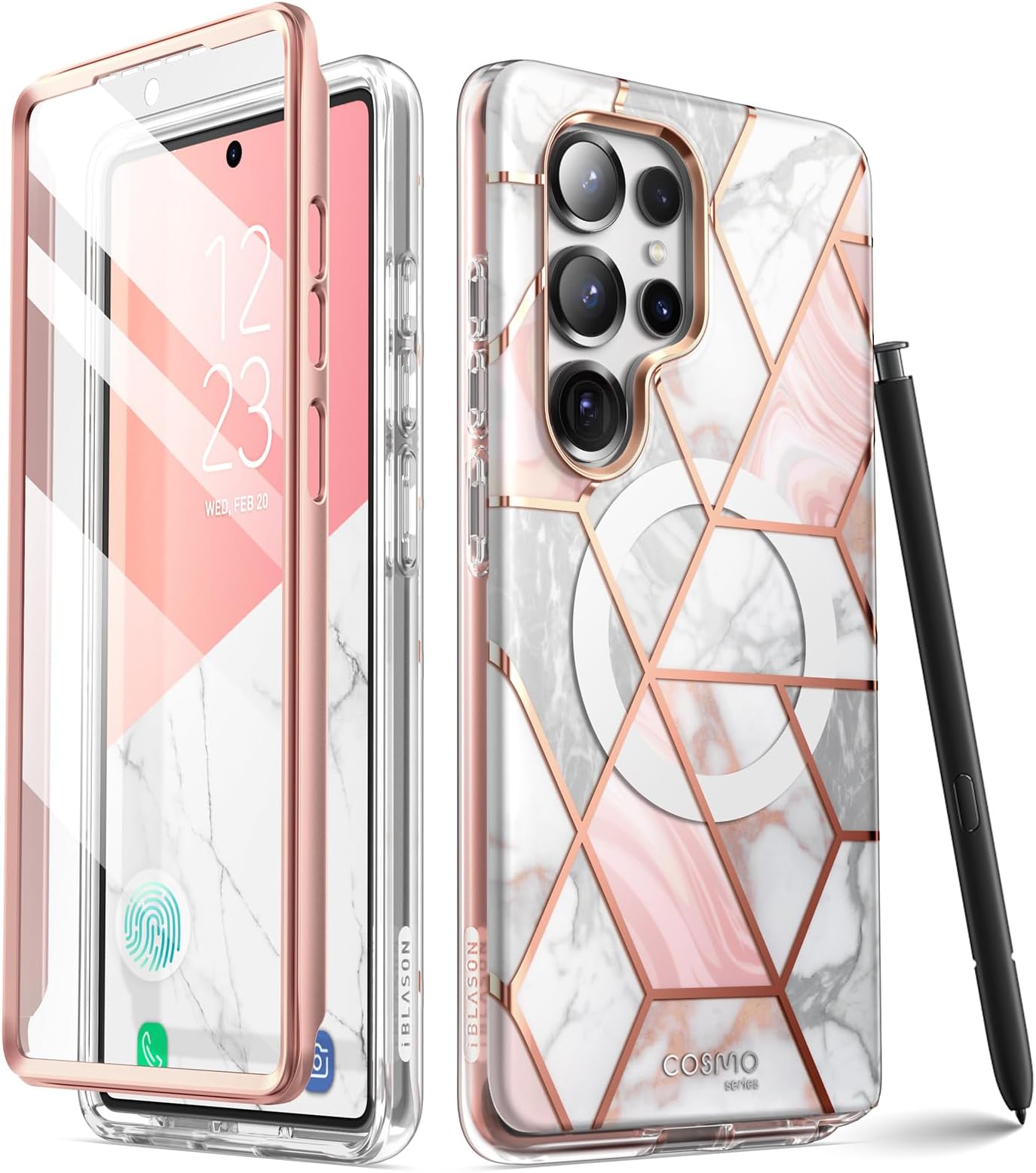 i-Blason Cosmo for Samsung Galaxy S25 Ultra Case MagSafe with Built-in ...