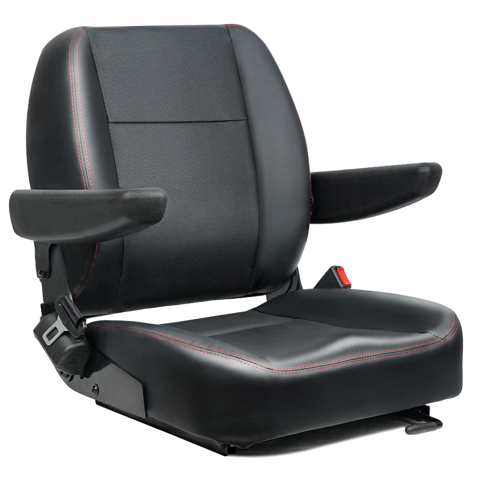 Universal Forklift Seat Fold Down Tractor Seat With Adjustment Armrest ...