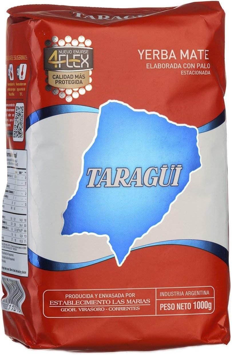 Amazon.com : Taragui Yerba Mate - 40 Tea Bags - Yerba Mate En Saquitos ...