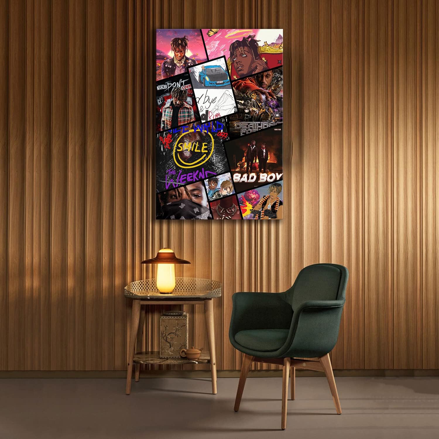 Buy Wall Art Rapper Cover Album Poster Modern Bar Cafe Decoration Fans ...