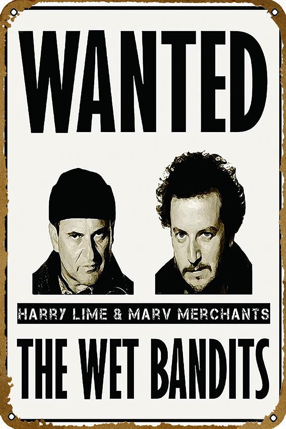 Amazon.com: KNIOIL Home Alone Wanted The Wet Bandits Iron On Transfer ...