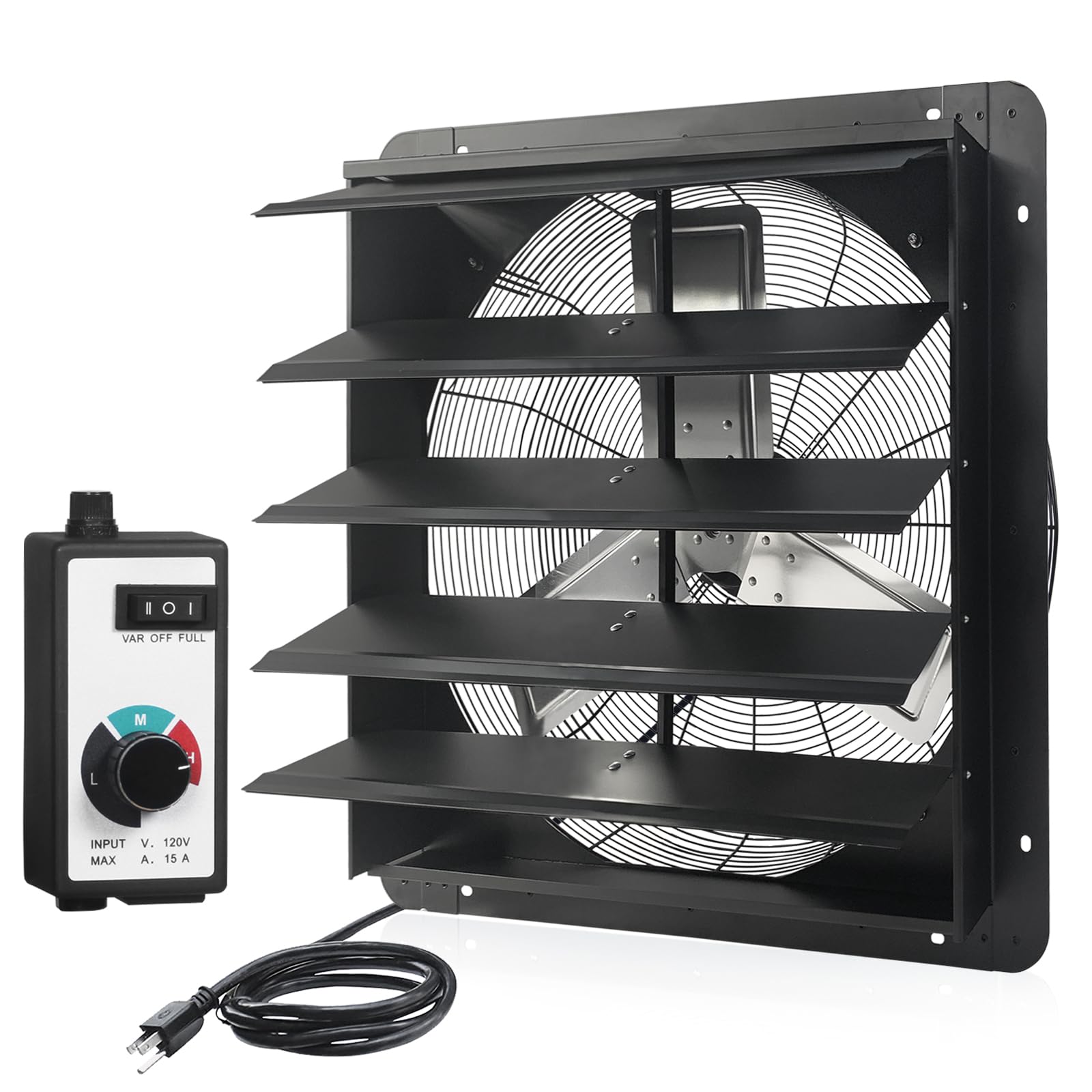 Snapklik.com : VENTISOL 24 Inch Exhaust Shutter Fan