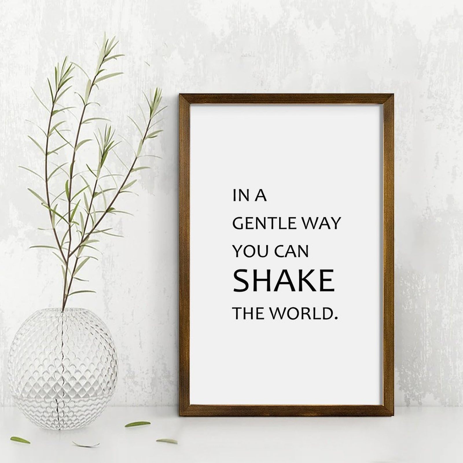 World Shake Quotes In A Gentle Way, You Can Shake The World. | Mahatma