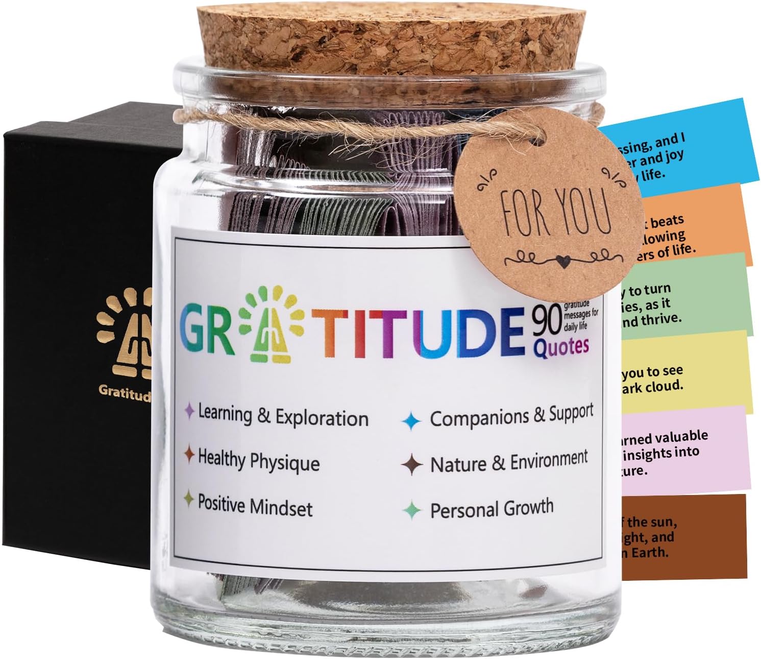 Amazon.com: Success & Inspiration in a Jar. Month of Thoughtful ...