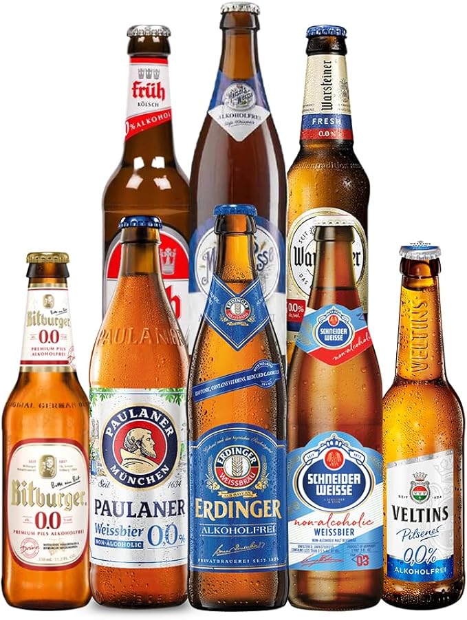 Oktoberfest Mixed Case Alcohol Free German Beer Gift Set 0.5% ABV (8 ...