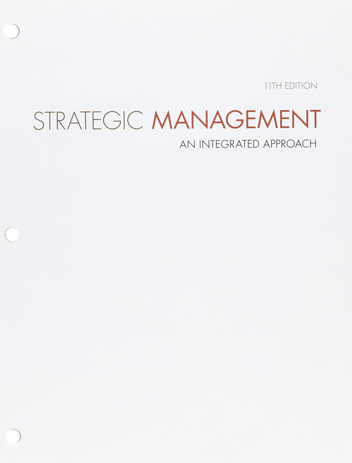 Buy Strategic Management: An Integrated Approach Book Online at Low ...