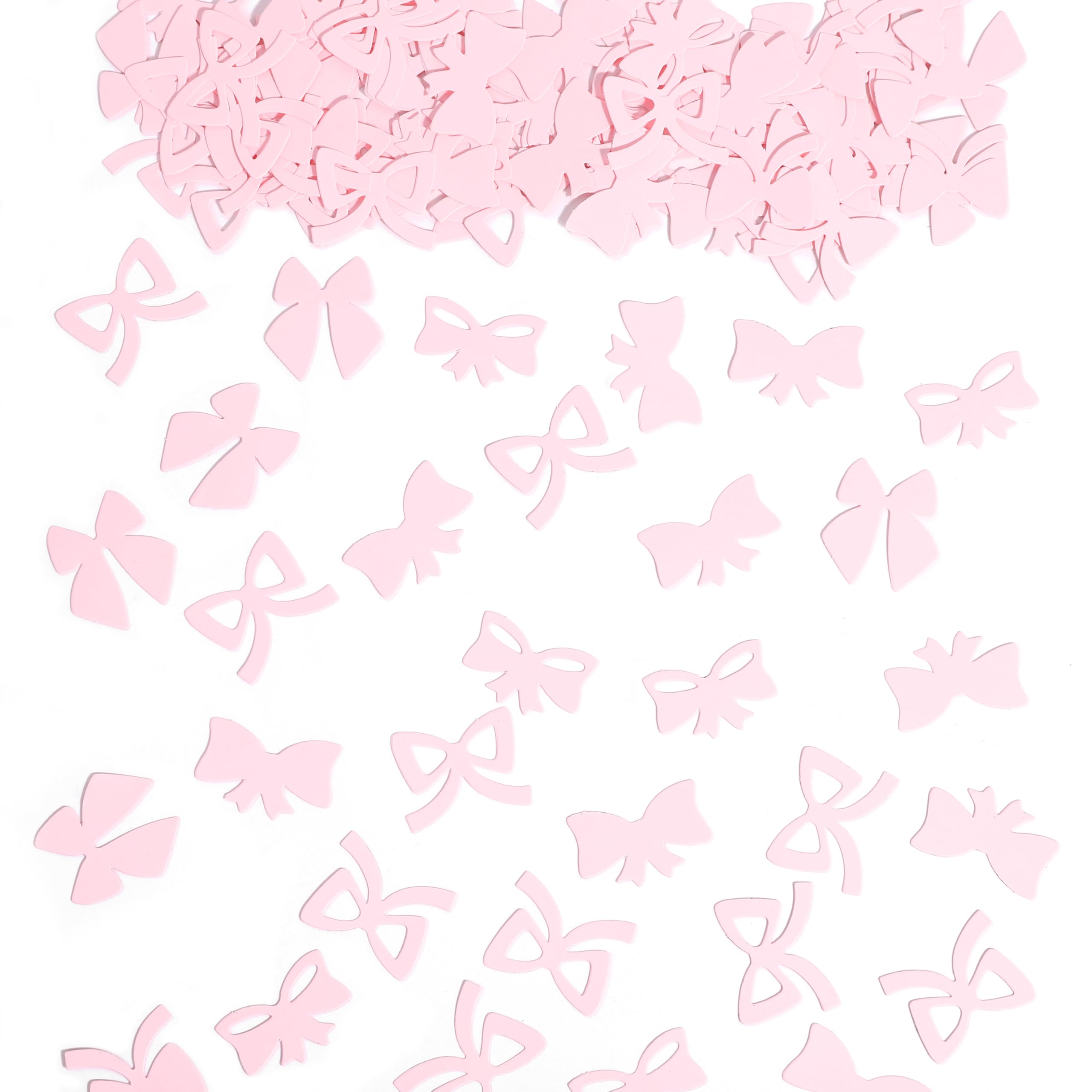 Amazon.com: Pink Bow Confetti - Coquette Party Decorations Girly First ...