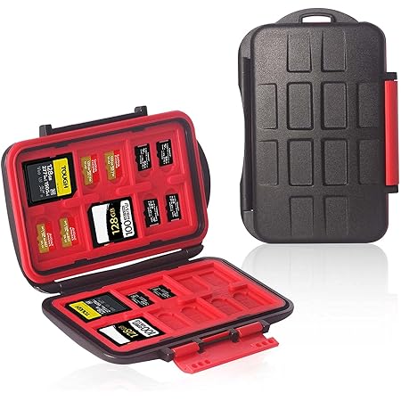 Amazon.com: ORICO 24 Slots Memory Card Case Water Resistant & Anti ...