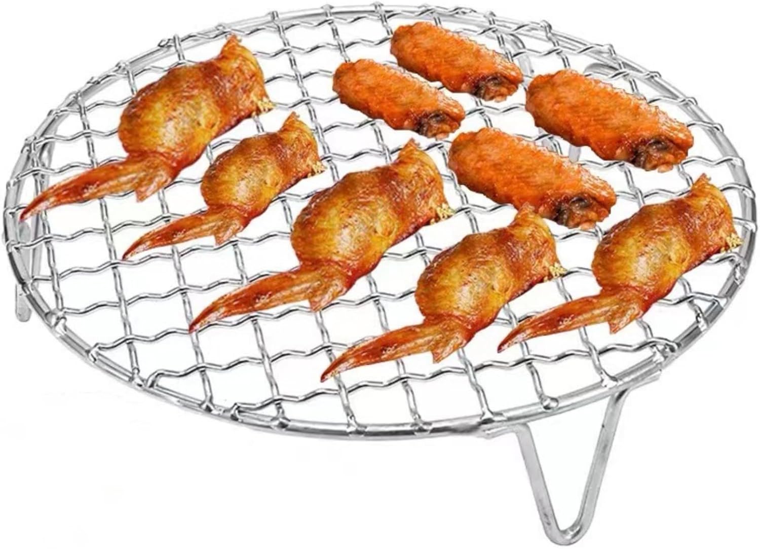 Amazon | 焼き網 網焼きプレート バーベキュー網 焼肉 網 丸型 キャンプ 網 ステンレス鋼 頑丈 BBQ 網 多目的 ピザパン 魚焼きシート 焼きあみ 焼き鳥 シーフードバーベキュー ...