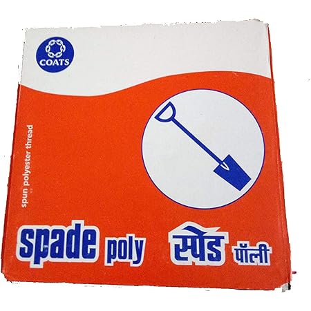 Spade Poly Sewing Threads, 180m Each Spool - 100 Tubes Assorted Set ...