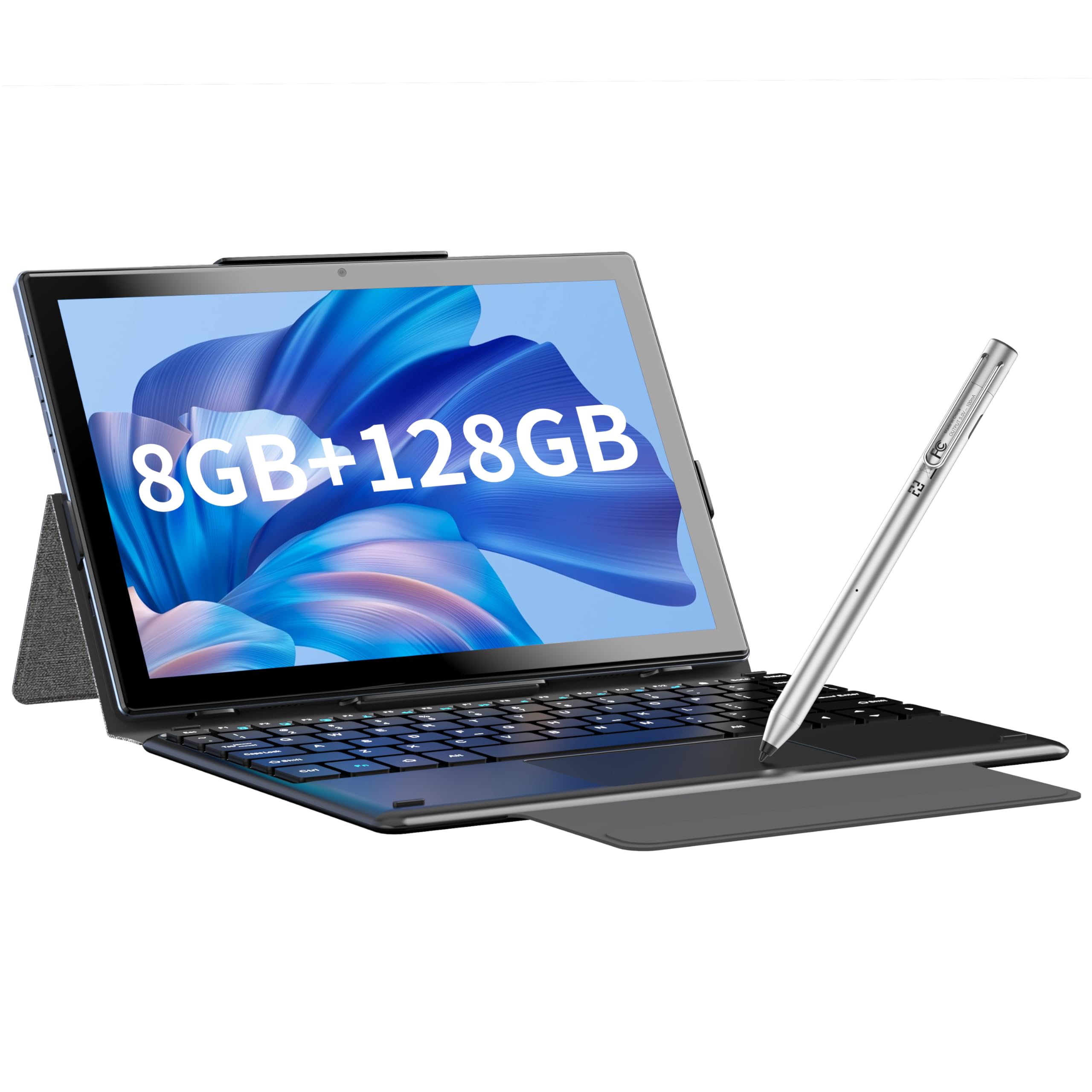 Snapklik.com : BYYBUO Tablet 10.1 Inch, 2 In 1 Android 12 Tablets