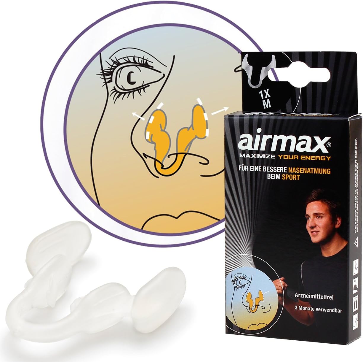 AIRMAX® Sport Nasenspreizer - Nasendilatator für eine bessere ...