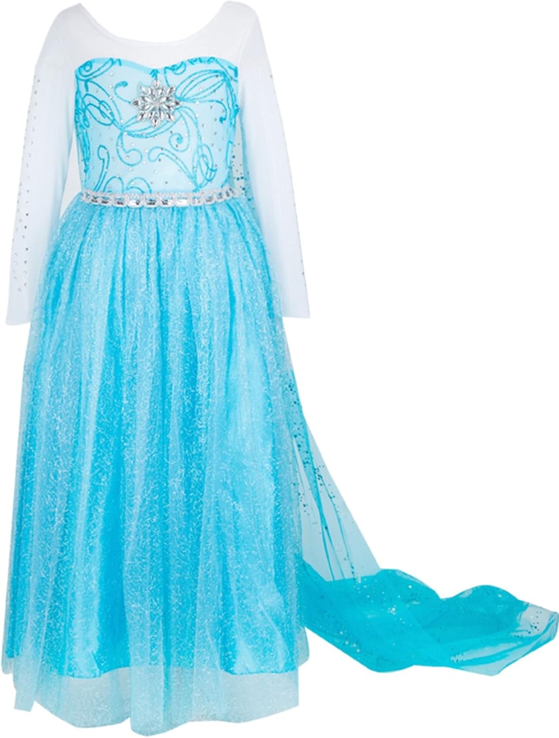 ELSA & ANNA Prinzessin Kleid Mädchen – Eiskönigin – Prinzessinnenkostüm ...