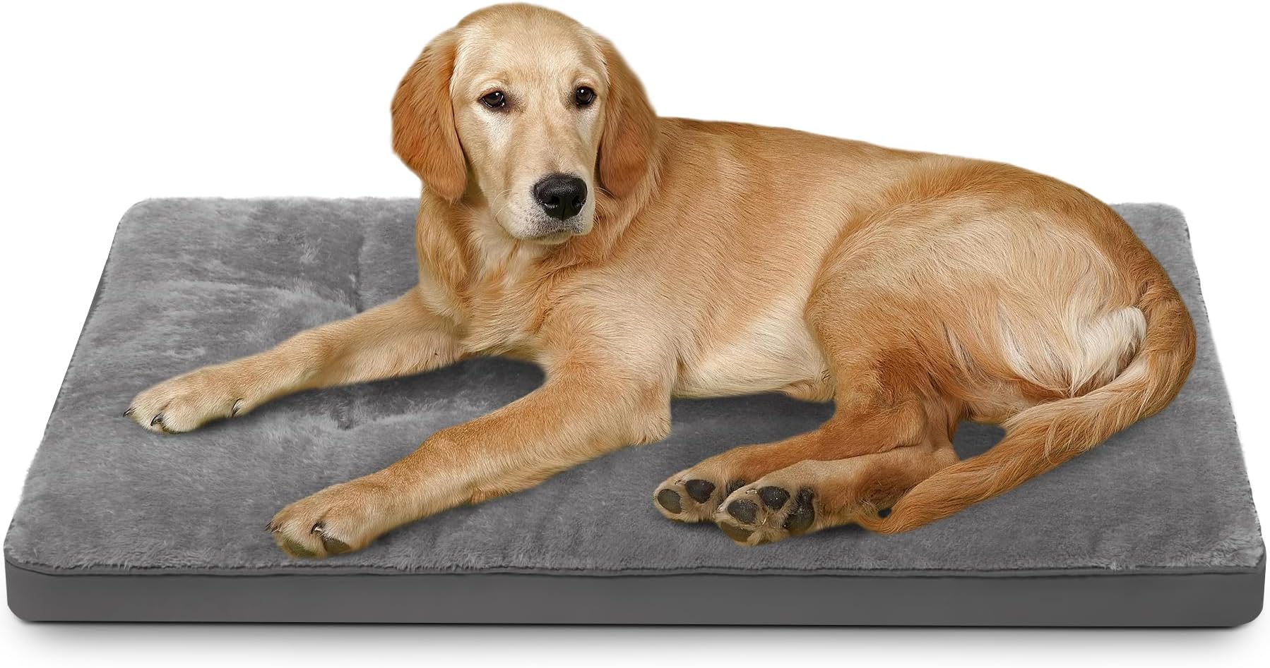 Bedsure Large Dog Bed Mat - Washable Fleece Warm Dog Bed Pillow with ...
