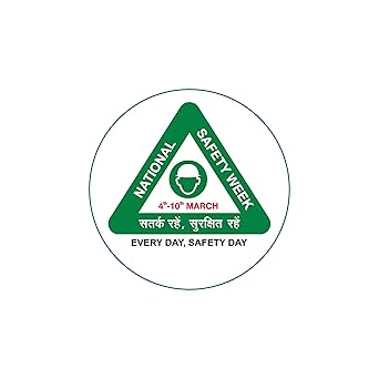 Mr. SAFE National Safety Week 2021 Helmet Sticker - Pack of 25 : Amazon ...