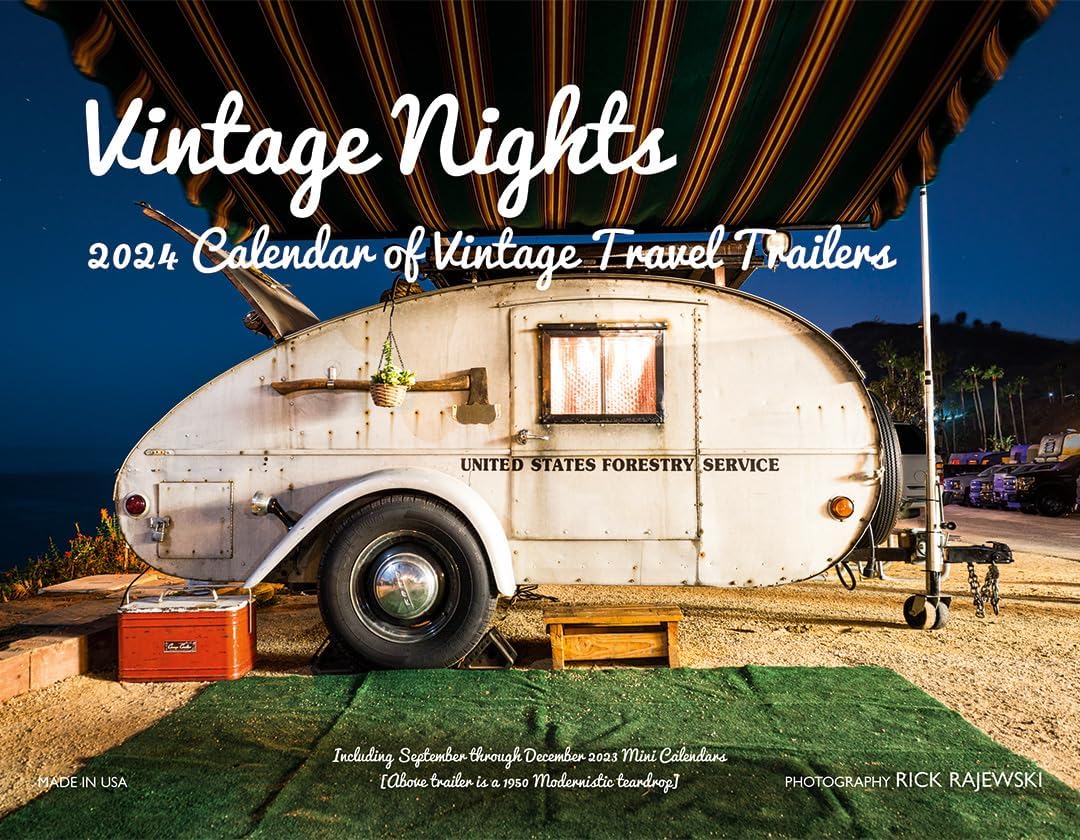 Amazon.com: Think Vista Vintage Nights 2023 Wall Calendar of Vintage ...